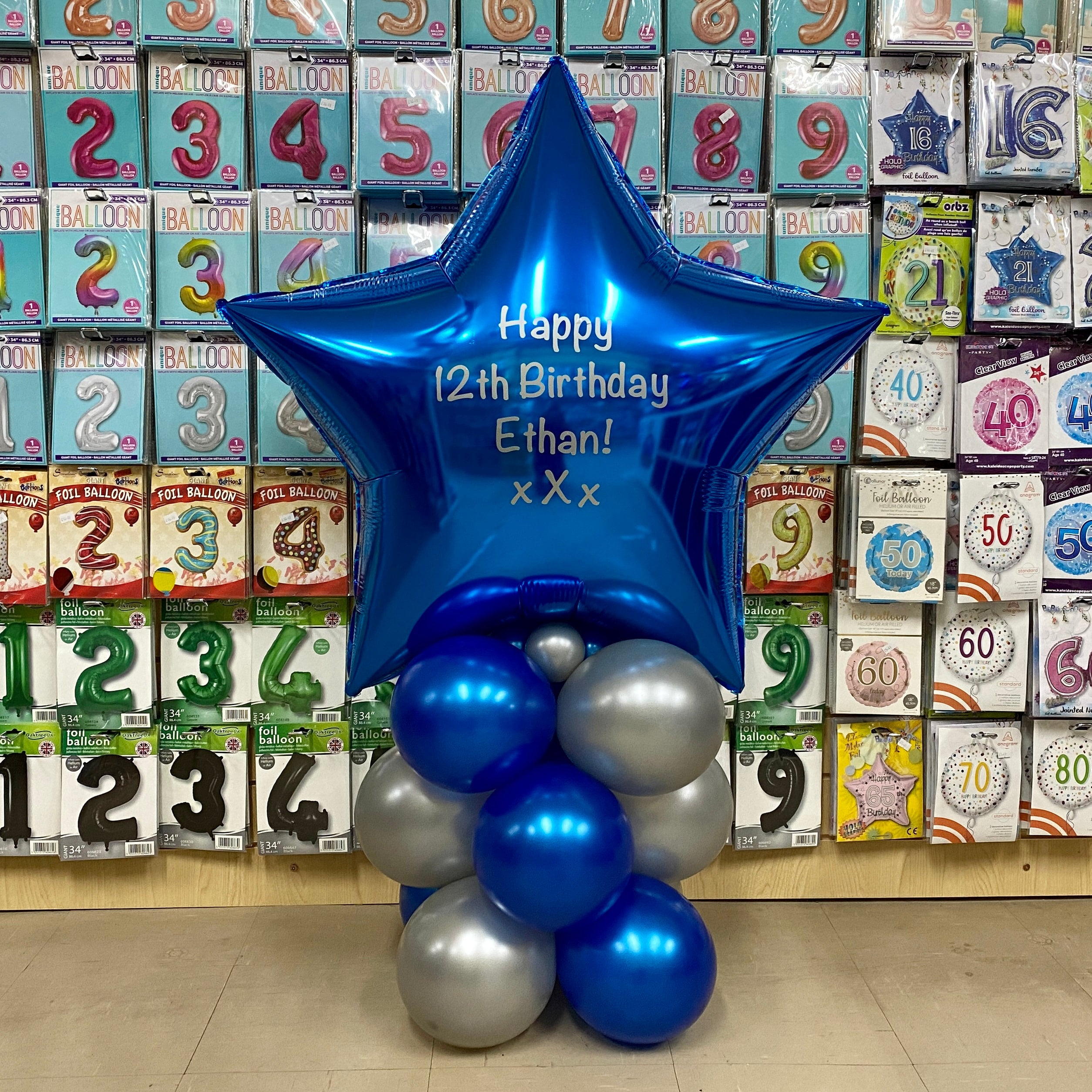 Personalised 36” Shape Stack | Chelmsford Balloons